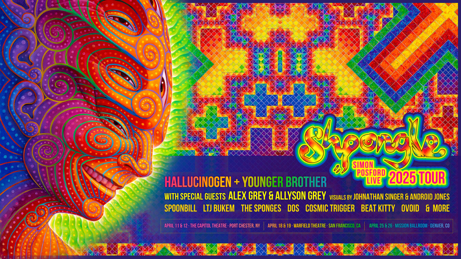 Shpongle (Simon Posford Live) Returns to the U.S. in 2025! - SHPONGLE